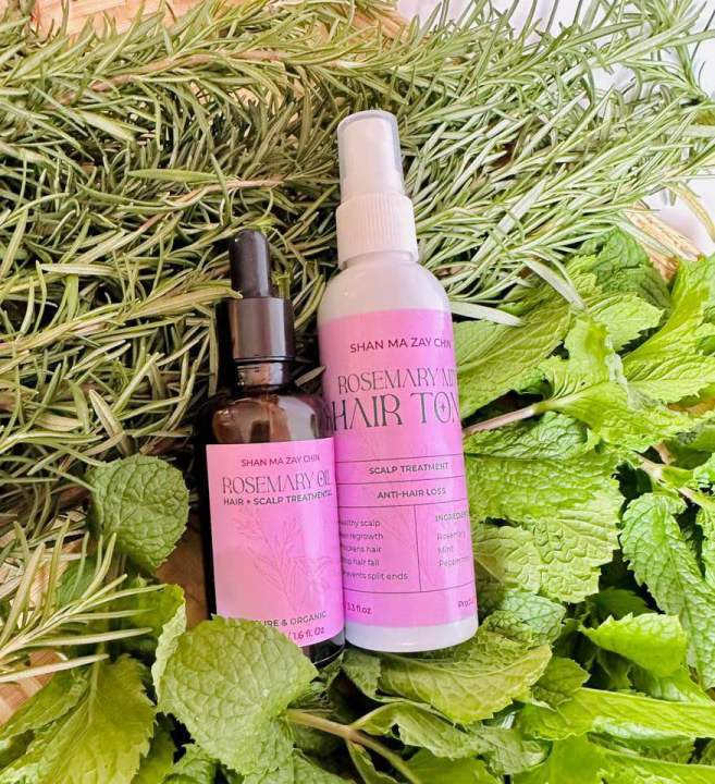 Rosemary hair tonic + oil set | Lazada.co.th