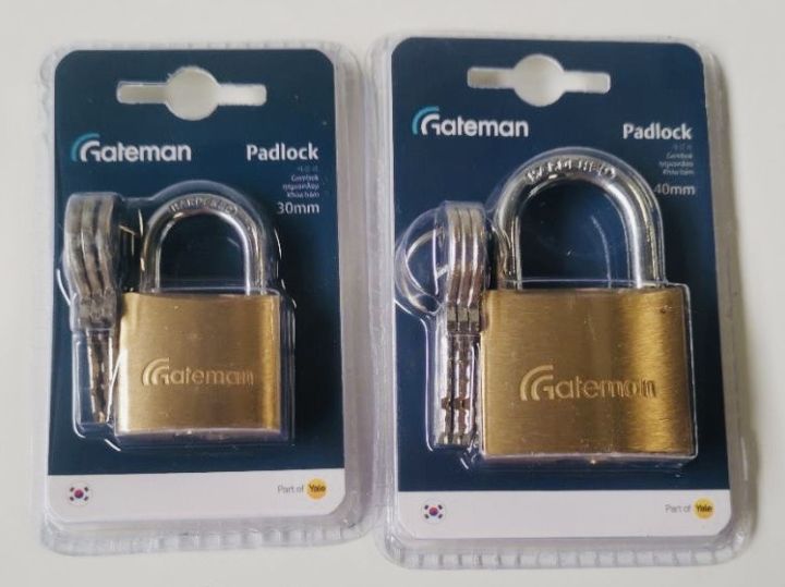 Gateman brass padlock 30mm 40mm(parts of Yale) | Lazada PH