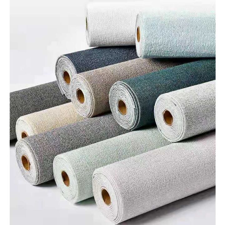 Aceking Wallpaper Foam Flax Linen Insulation Type Wallpaper 280cm by ...