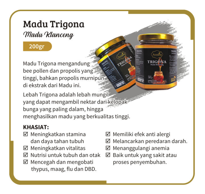 Madu trigona klanceng propolis melancarkan peredaran darah dan anemia | Lazada Indonesia