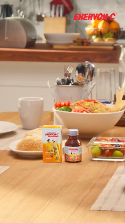 1 STRIP/BOTOL SUPLEMEN MULTIVITAMIN DAYA TAHAN TUBUH ENERVON C ...
