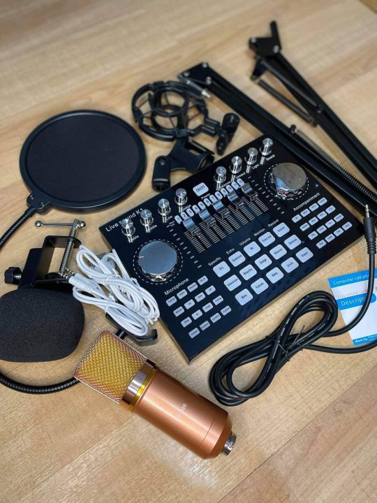 KING SOUNDCARD SET WITH Mic | Lazada PH