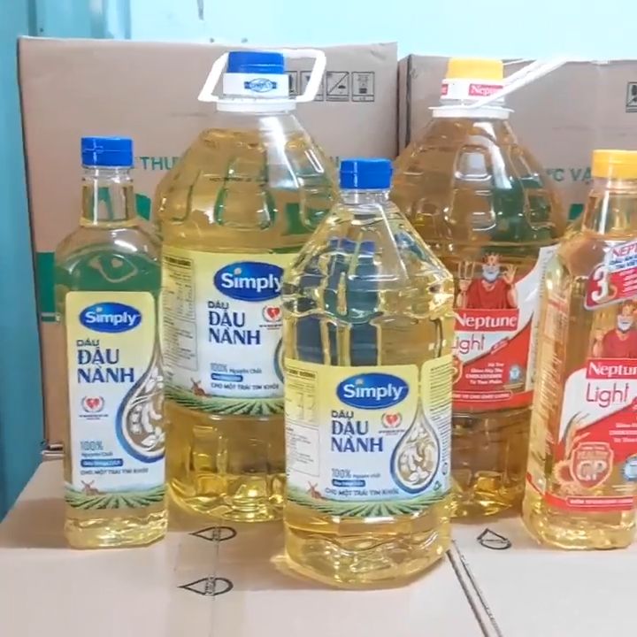 Chai 2L - Dầu Ăn Simply Đậu Nành, Simply Gạo Lứt, Neptune Light | Lazada.vn