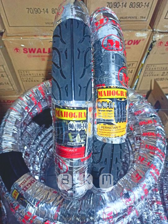 SEPASANG BAN LUAR MOTOR MATIC RING 14 BAN HONDA BEAT VARIO MIO NON ...