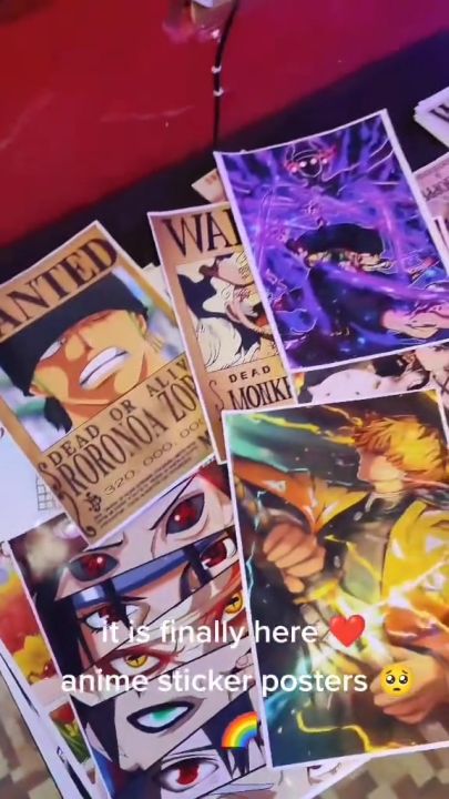 Jujutsu Kaisen : A4 Official Anime Posters, Laminated Poster & Sticker ...