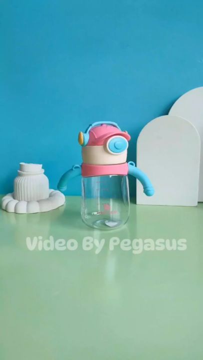 3230 Botol Minum Topi Space Bear Game Boy 450ml / Botol Air Minum Anak ...