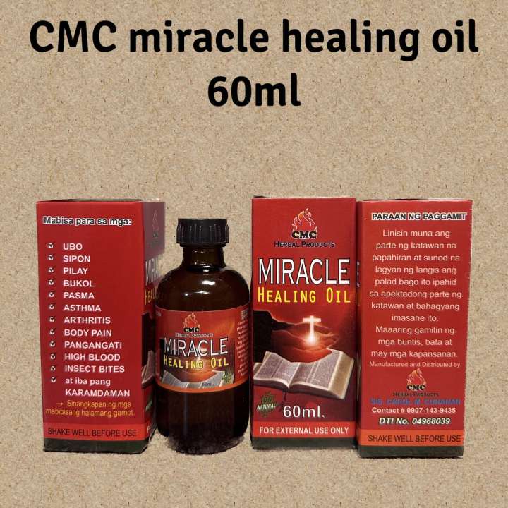 CMC MIRACLE HEALING OIL 60ml for external use only | Lazada PH