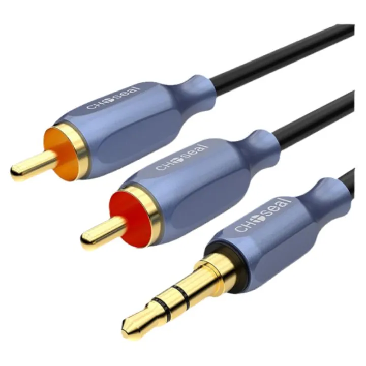 Choseal | 3.5mm to Dual RCA Audio Splitter Cable | Lazada PH