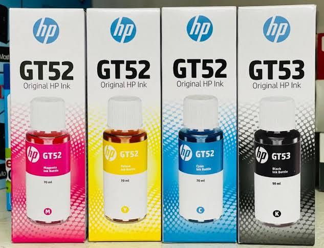 GT53 HP INK BLACK YELLOW MAGENTA CYAN for GT-5800 series / HP Ink Tank ...