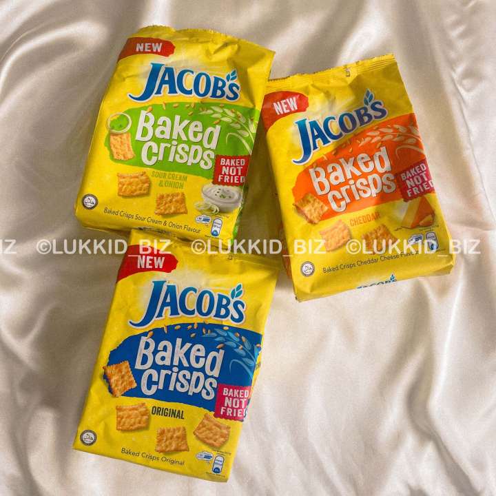 JACOB’S : Baked Crisps ขนมอบกรุบกรอบหลากรส | Lazada.co.th