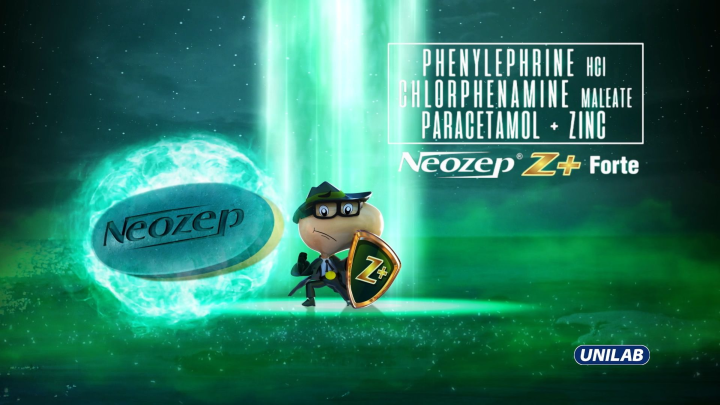 Unilab Neozep Z+ 100 Tablets - For faster recovery from Runny Nose ...