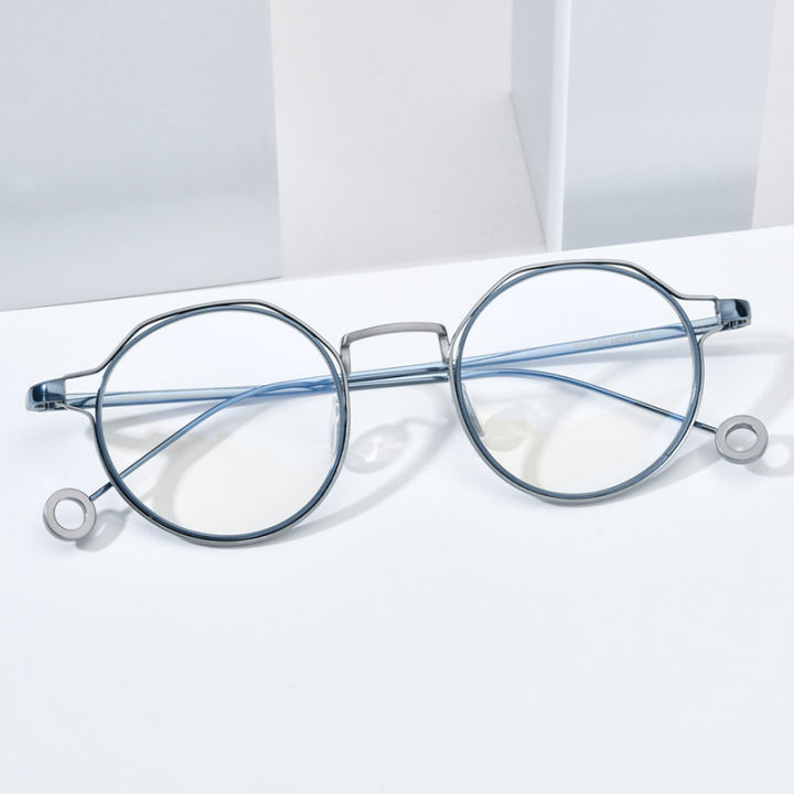 FONEX Pure Titanium Glasses Frame Women Brand Design Vintage Retro ...