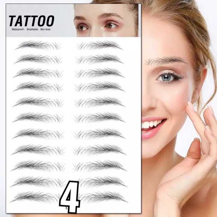 stiker alis stiker tato alis waterproof | Lazada Indonesia