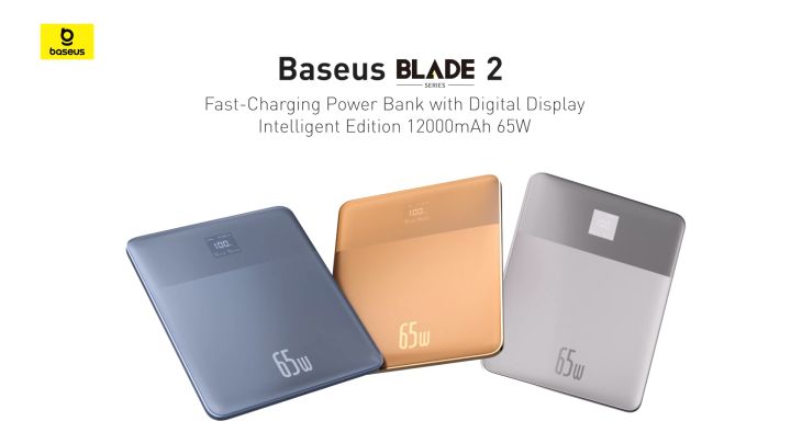 Baseus Blade 1/2 20000mAh/12000mAh 100W/65W Powerbank Fast Charger ...