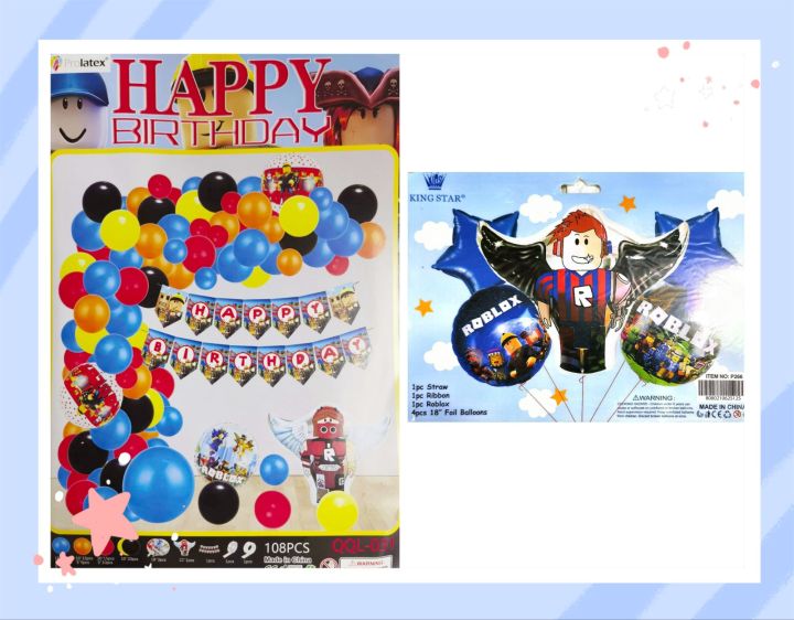Roblox party balloon set | Lazada PH