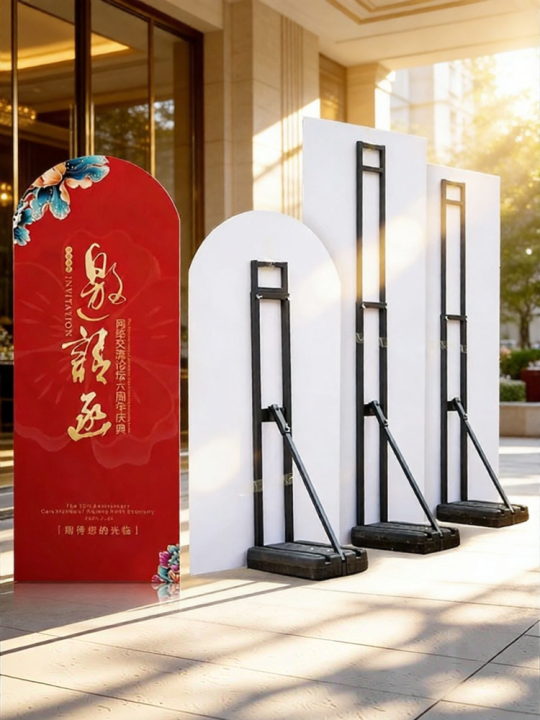 Water-Filled KT Board Stand Arch Decorative Display Support Frame ...