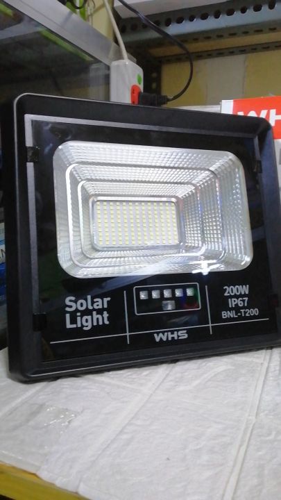 WHS LED FLOOD LIGHT (200W) SOLAR LIGHT INDOOR OUTDOOR USE | Lazada PH