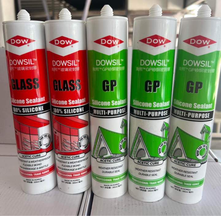 Dowsil GP glass sealant acetic cure silicone sealant | Lazada PH