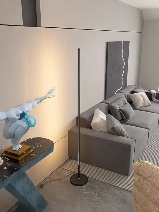 LED โคมไฟตั้งพื้น🔥ไฟแต่งห้อง ไฟมุม โคมไฟ LED standing floor lamp Warm ...