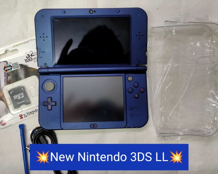 (มือ2) New Nintendo 3DS LL สายเทาพร้อมอุปกรณ์ตามรูป ️ทักมาดูรูปได้ครับ💓 ...