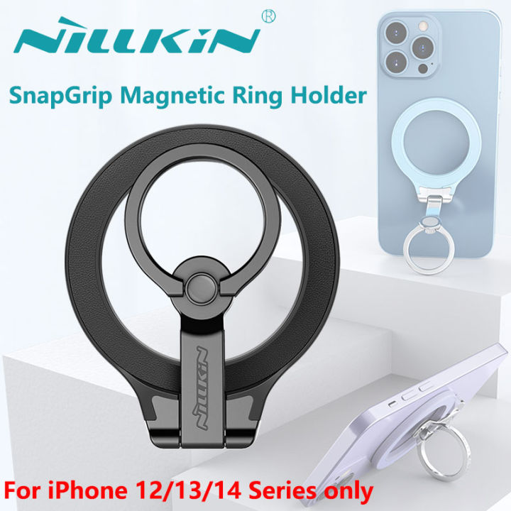 Nillkin Magsafe Magnetic Ring Holder Grip Invisible Phone Stand for iPhone 12 13 14 15 Pro Max ...