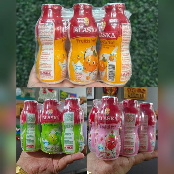 Alaska Fruitti Yo! Yogurt Flavoured Milk Drink STRAWBERRY / APPLE ...