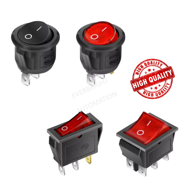 KCD1 KCD2 KCD3 KCD4 Rocker Switch On-Off On/Off | Lazada