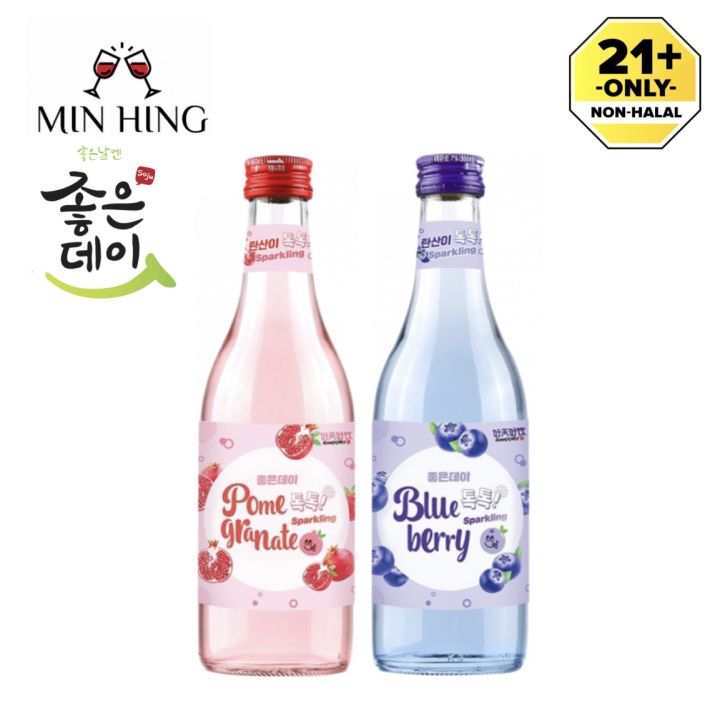 Good Day Tock Sparkling Soda ( Blueberry / Pomegranate ) 7%Alc 360ml ...