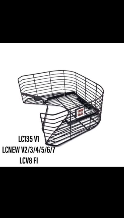 YAMAHA LC135 V1 / LC135 NEW V2 V3 V4 V5 V6 V7 BAKUL BASKET IRON STEEL RAGA BESI JARING | Lazada