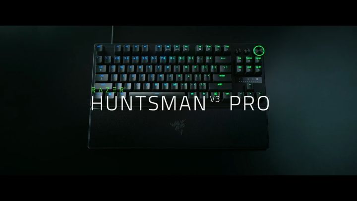 Razer Huntsman V3 Pro Tenkeyless Analog Optical Esports Gaming Keyboard ...