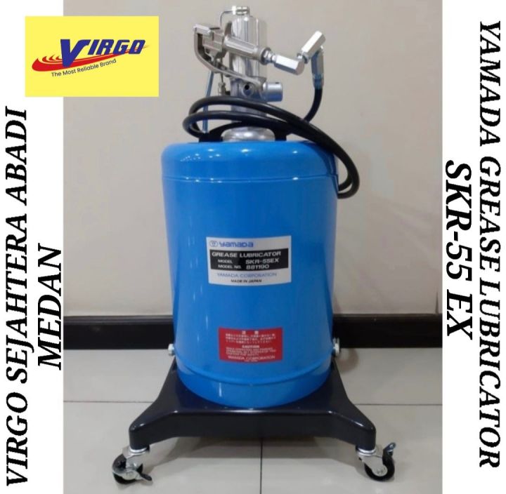 YAMADA SKR-55 EX AIR GREASE LUBRICATOR / POMPA gemuk GREASE ORIGINAL JAPAN SKR 55 EX | Lazada ...