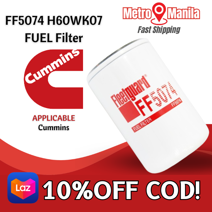 FF5074 H60WK07 Fuel Filter Cummins | Lazada PH