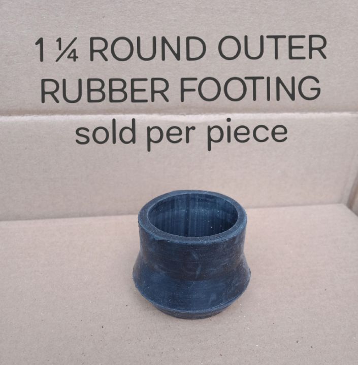 1 ¼ ROUND RUBBER FOOTINGS OUTER sold per piece | Lazada PH