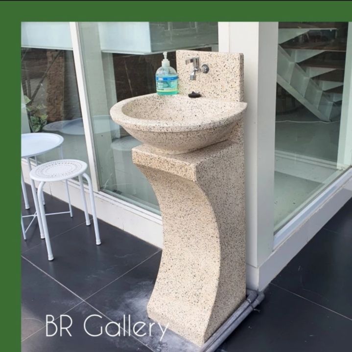 Wastafel Teraso Undakan Lengkung + Mangkuk | Lazada Indonesia