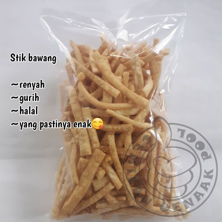 stik bawang ori(250gram)stik kiloan snack kiloan cemilan enak makanan ...
