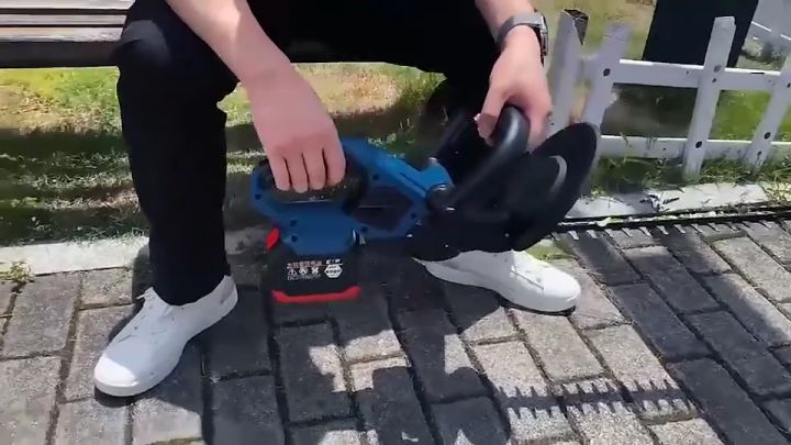 MeiKeLa เลื่อยตัดแต่งพุ่ม เครื่องตัดแต่งพุ่มไม้ 288V 20 นิ้วใบมีดสองคม เครื่องตัดแต่งกิ่งไม้ ...