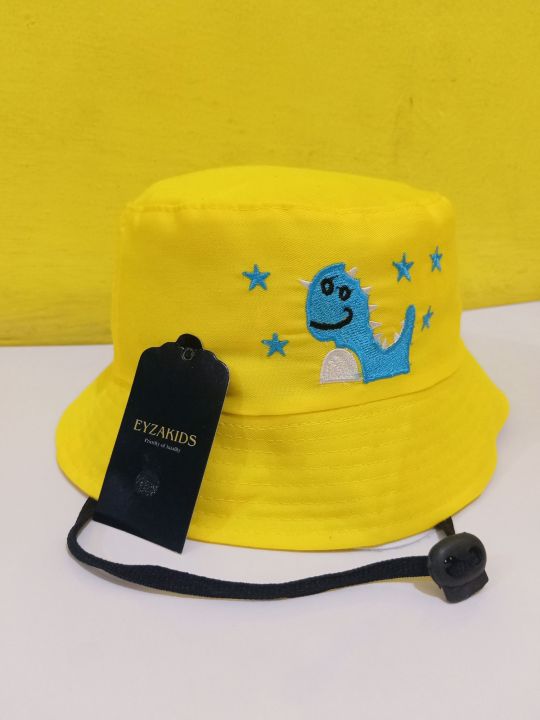 BUCKET ANAK BORDIR DINO STAR/Usia 1- 5 tahun/ BUCKET PAKE TALI/BUCKET ...