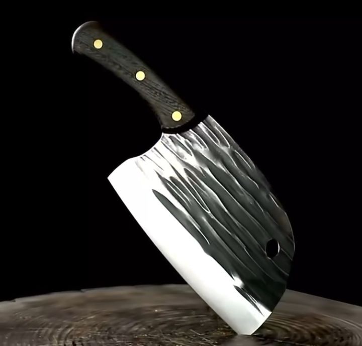 Japanese Chef's Knife Forged fish Head Chop Bone Knife Meat Cleaver ...