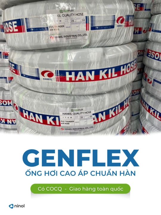 Ống Hơi Khí Nén Áp Lực Cao 2 Lớp Bố Genflex by Hankil Hàn Quốc | Lazada.vn