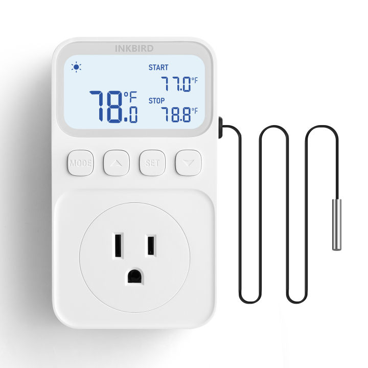 INKBIRD C226T Plug-in Timer Thermostat Max Voltage 16A 3680w Programmable Heating and Cooling ...