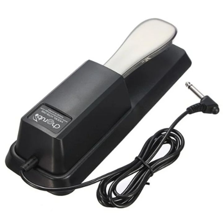 Musedo T-005 Black Electric Portable Damper Sustain Metal Pedal for HMY ...