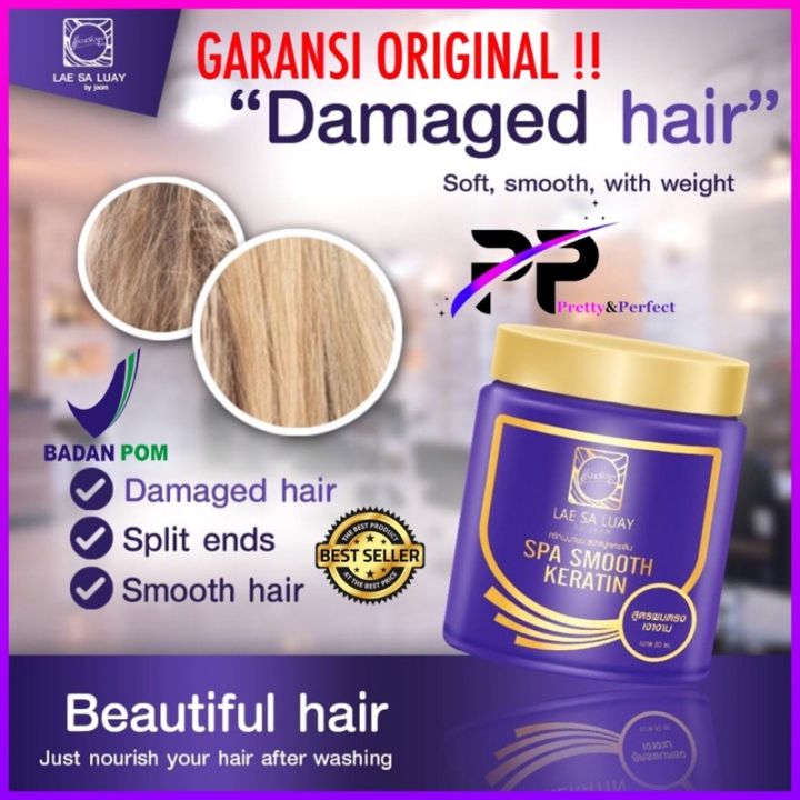 Lae Sa Luay Hair Spa Smooth Keratin / Masker Rambut / Hair Mask ...