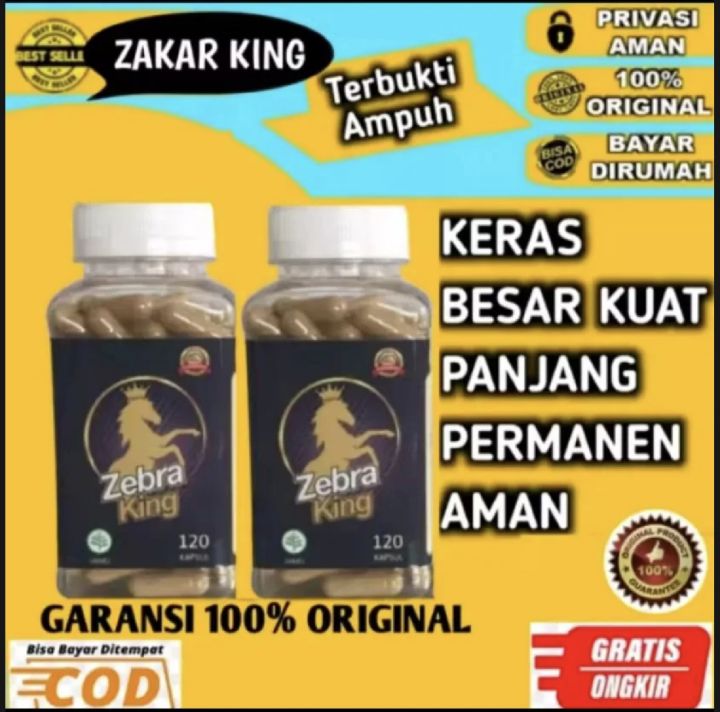 ZAKAR KING STAMINA KUAT DAN TAHAN LAMA PRIA DEWASA SUPLEMEN PENAMBAH ...
