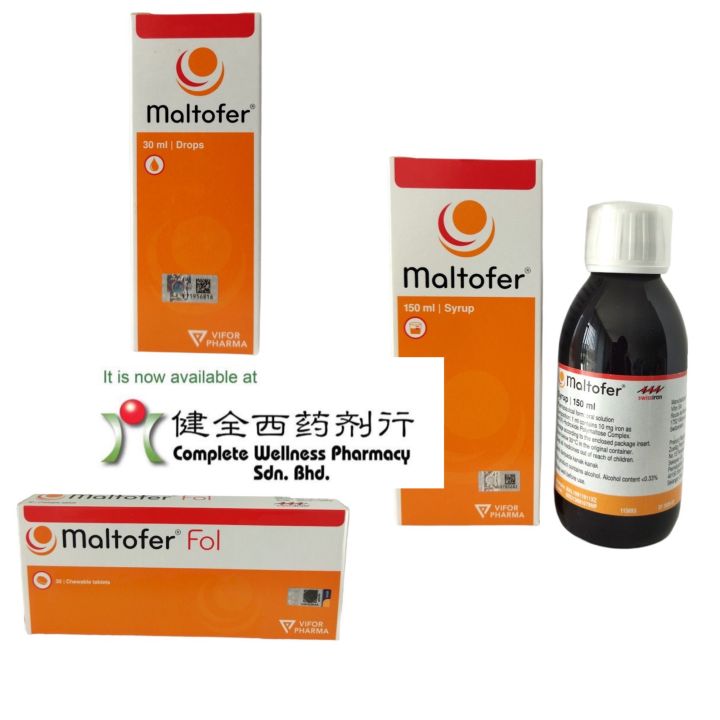 Maltofer Iron Supplement For Low Blood Count Anaemia Poor Concentration ...