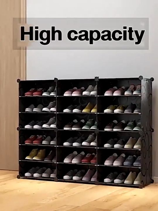 Shoes Cabinet Organizer Dustproof Shoe Storage Rack Heavy Duty Shoe ...