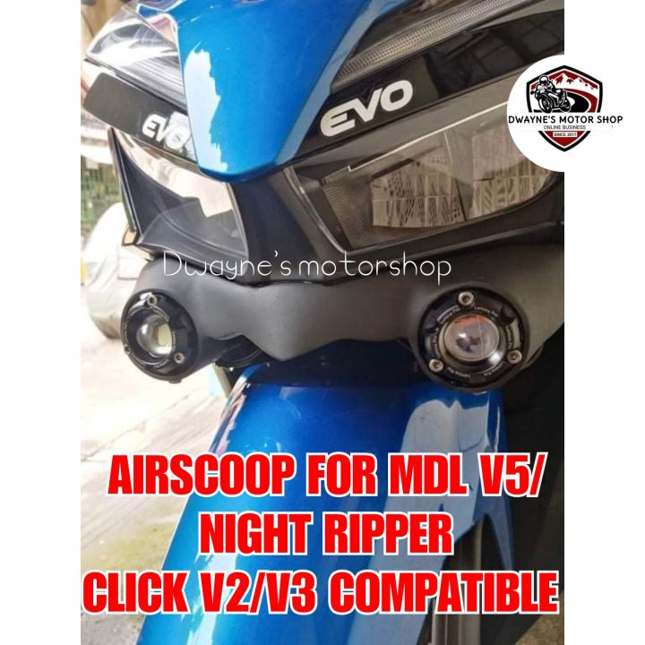 HONDA CLICK V2/gamechanger AIRSCOOP FOR MDL V5/NIGHT RIPPER | Lazada PH