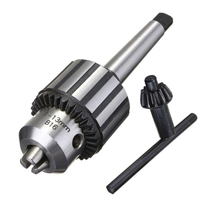1/2"(1-13mm) Drill Chuck Super Heavy Duty MT2 Drill Chuck with Chuck Key,Drill Press Chuck ...