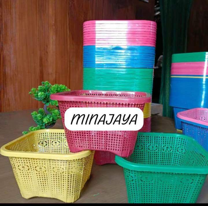 PROMO MURAH !!! CETING NASI PLASTIK SEGI EMPAT/BESEK HAJATAN/WAKUL ...