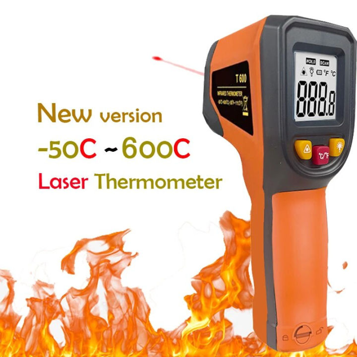 Non-contact Digital Infrared Thermometer Laser Temperature Meter ...