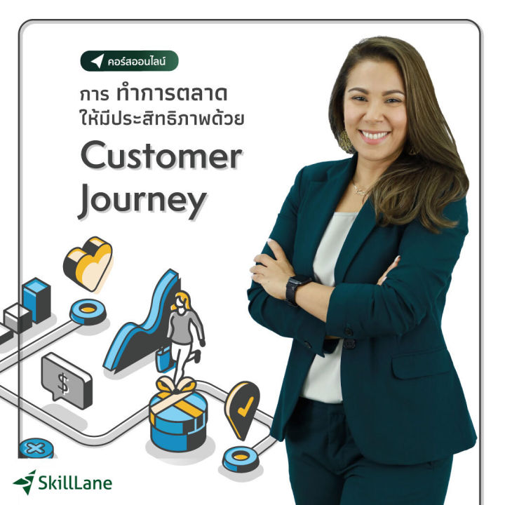 การทำการตลาดให้มีประสิทธิภาพด้วย Customer Journey | คอร์สออนไลน์ SkillLane | Lazada.co.th
